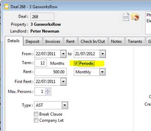 If at the end of a tenancy a deal goes ‘periodic’ withoutany change to ...