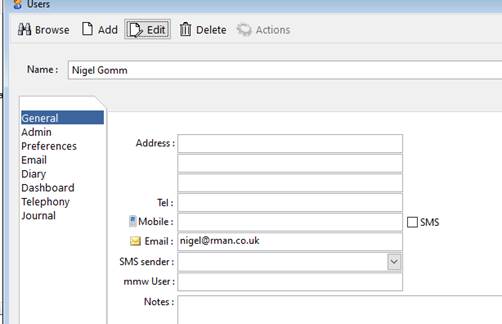 Logging into the Rentman.onlinewebsite
